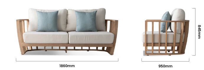 St Lucia Patio Lounge Set | Cielo